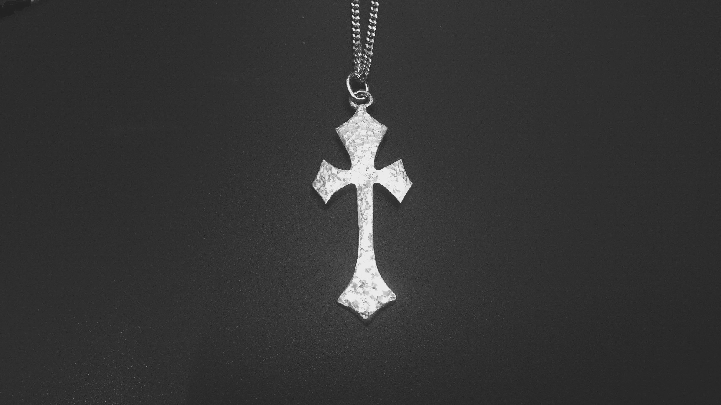CROSS BALL-PEEN TEXTURED-STERLING SILVER - The Silver Hammer