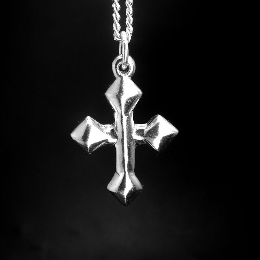 CROSS-SMALL GOTHIC STERLING SILVER - The Silver Hammer